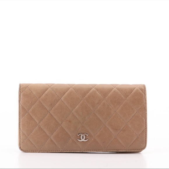 CHANEL | Bags | Chanel Quilted Leather Checkbook Wallet | Poshmark